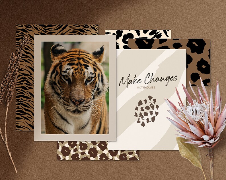 African Patterns Photoshop Textures Safari Animal Prints - Etsy