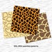 Safari Animal Prints Digital Papers Seamless Patterns Vector - Etsy