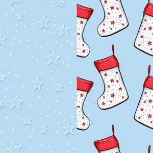 Winter Digital Paper Clipart. Christmas Digital Paper Commercial Use ...