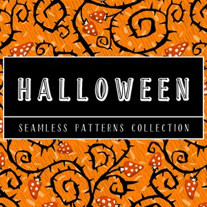 Halloween Digital Paper Fall Digital Paper JPEG Skull - Etsy
