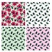 Watercolor Digital Paper Magnolia Flowers Floral Seamless Pattern JPEG ...