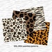 Safari Animal Prints Digital Papers Seamless Patterns Vector - Etsy
