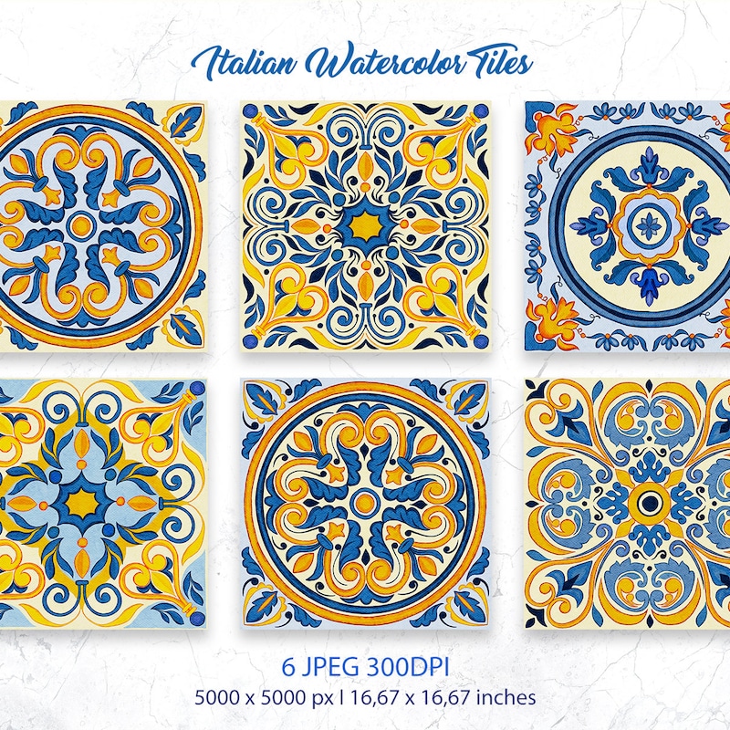 Mosaic Tile Svg - Etsy