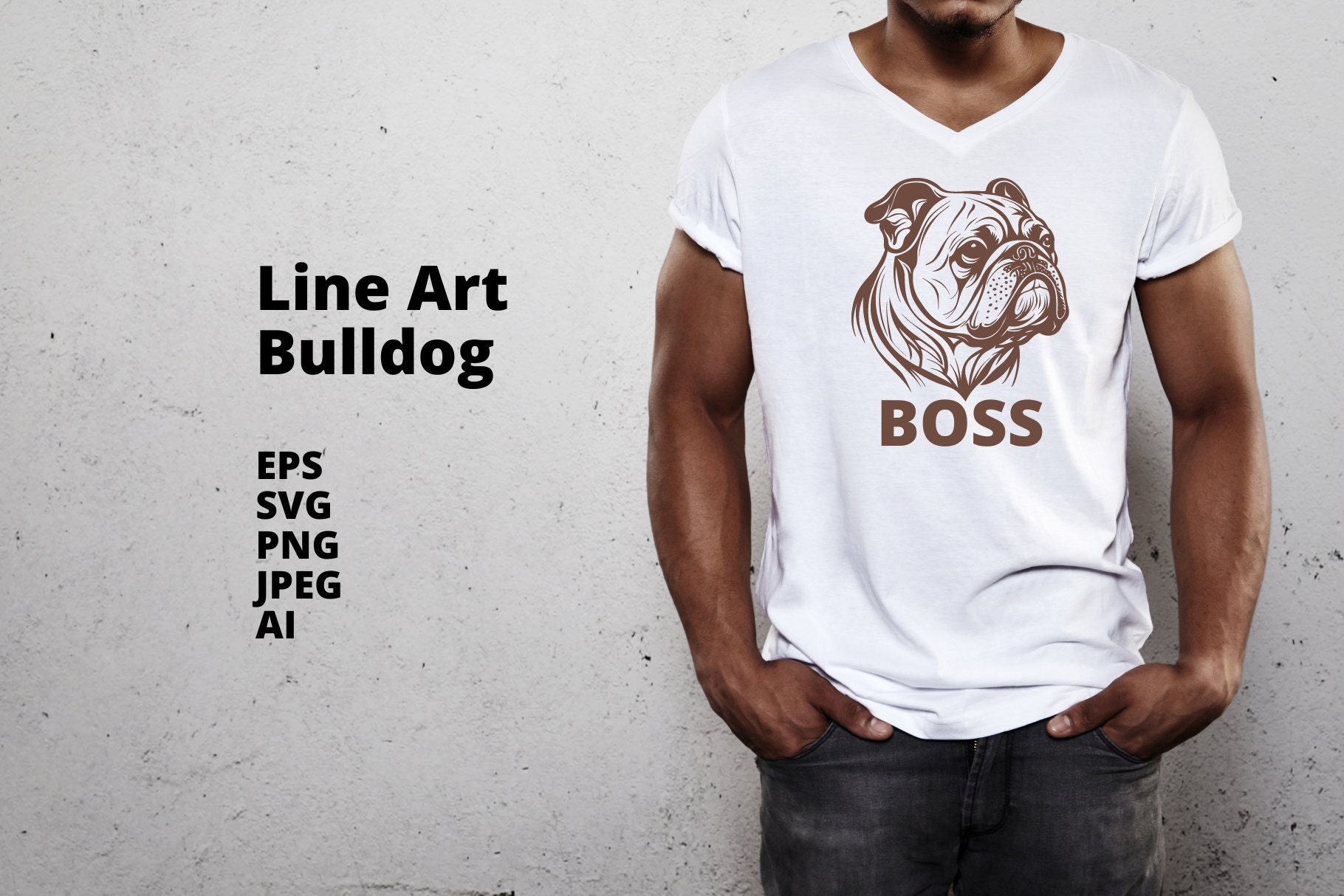 Dogs SVG Bundle Line Vector Art. Pet Vector Logo Boxer - Etsy