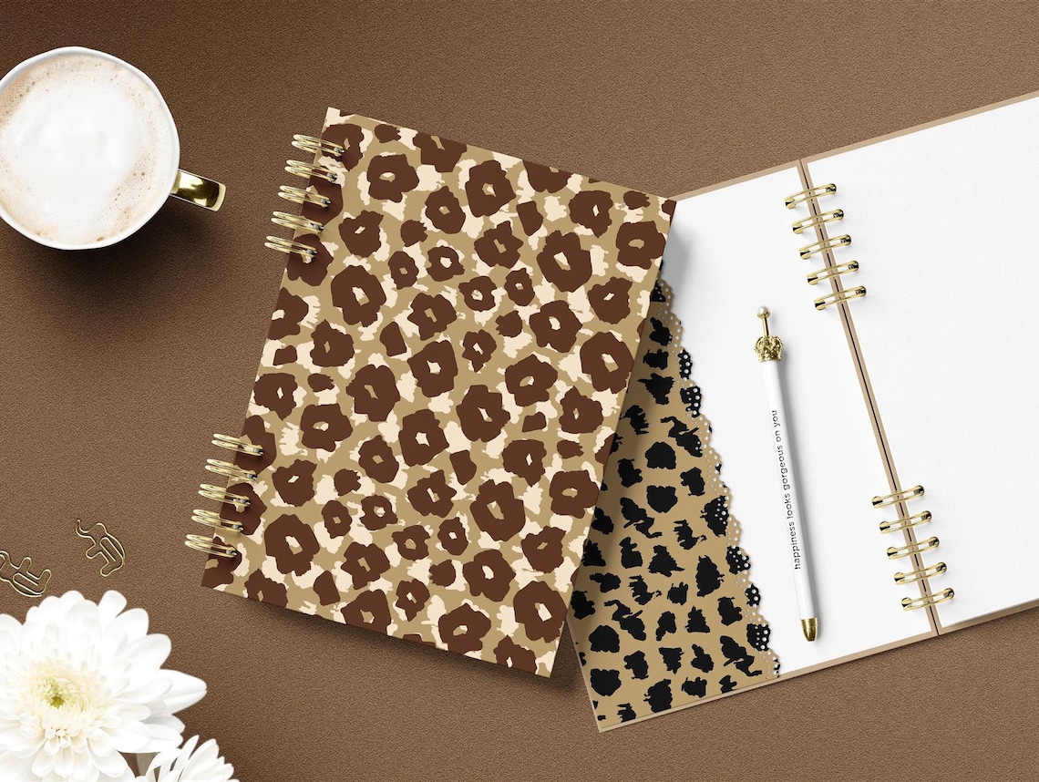 Safari Animal Prints Digital Paper Animal Print Woodland - Etsy