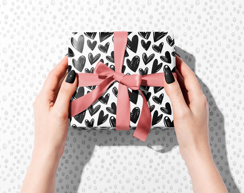 Black and White Digital Paper Seamless Pattern. Modern Doodle | Etsy