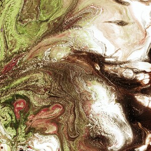 Paint Pour Digital Paper, Acrylic Pour Painting 12 X 12 Digital ...
