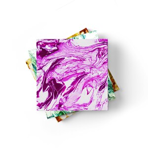 Paint Pour Digital Paper, Acrylic Pour Painting 12 X 12 Digital ...