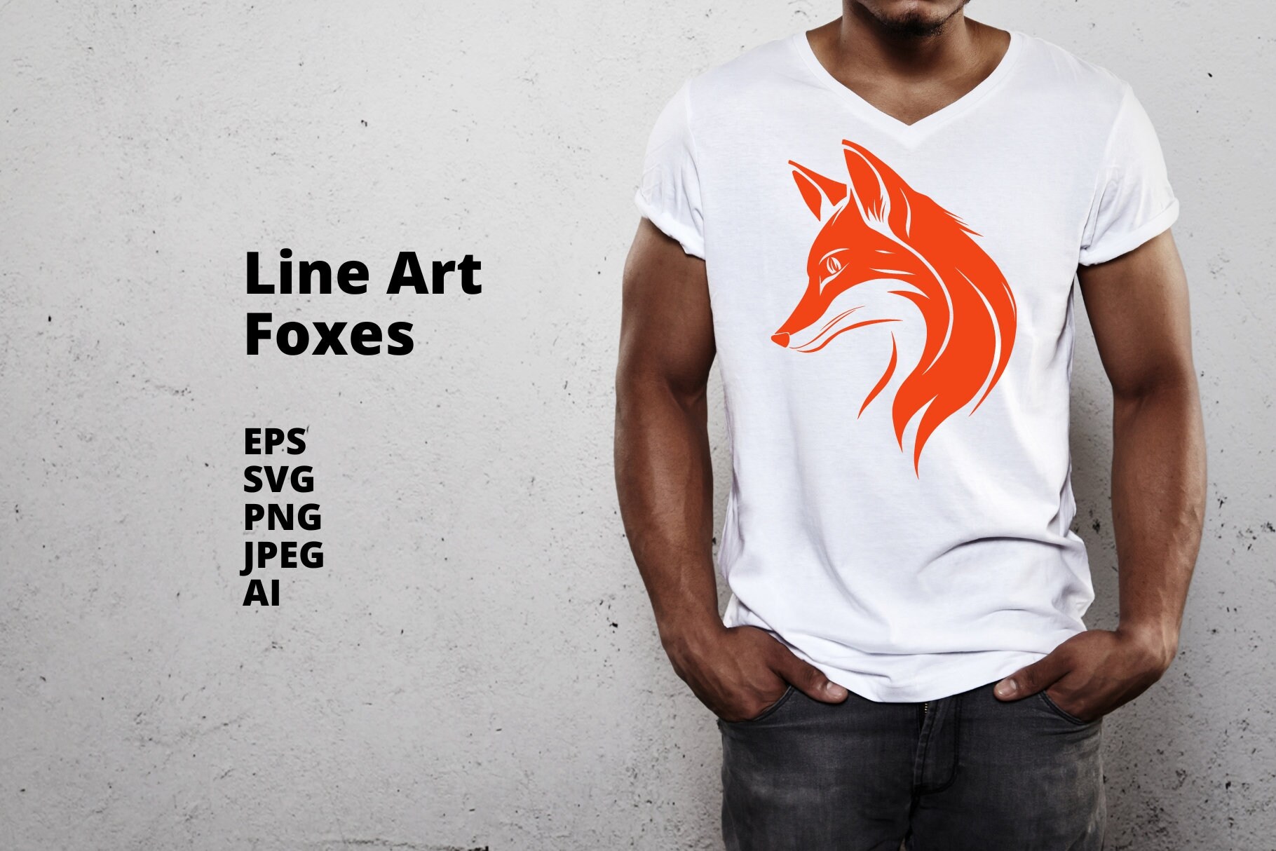 Fox SVG Fox Silhouette Bundle Animal Clipart for Wall Decal. - Etsy