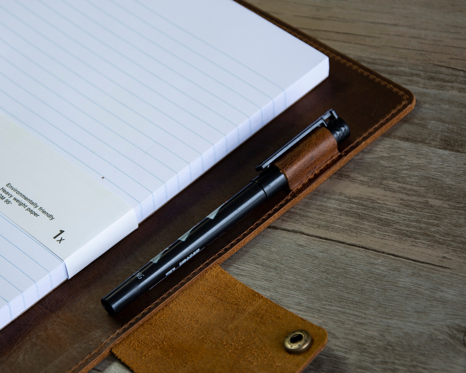Personalized Leather Binder Cover,2-ring/3-ring/4-ring,size A4 Leather ...