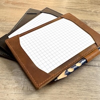 Personalized Note Card Holder, 3x5 Index Card Holder, Leather Index ...