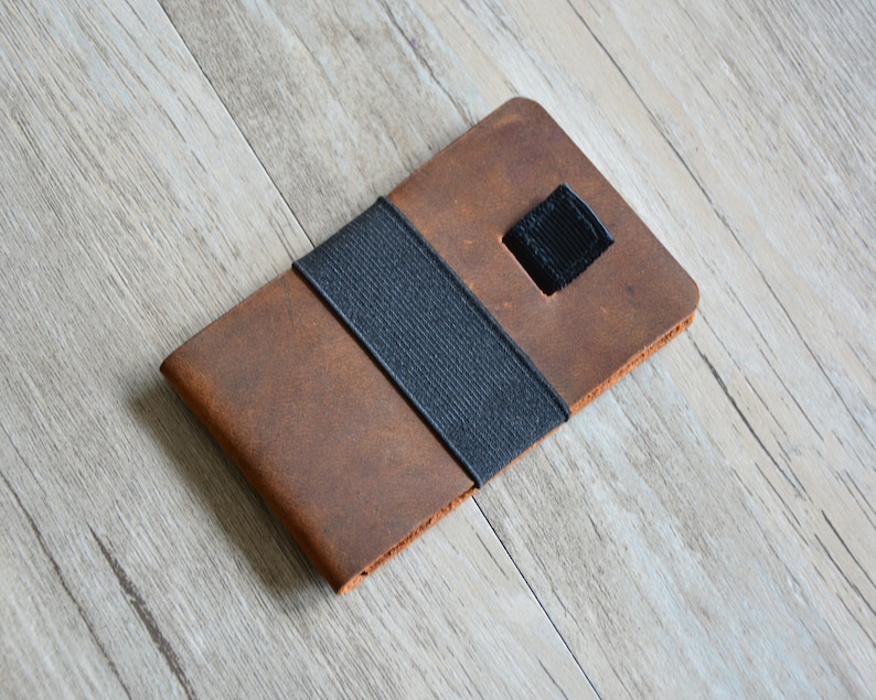 Personalize Wallet,minimal Pull-tab Wallets, Leather Card Holder,man ...