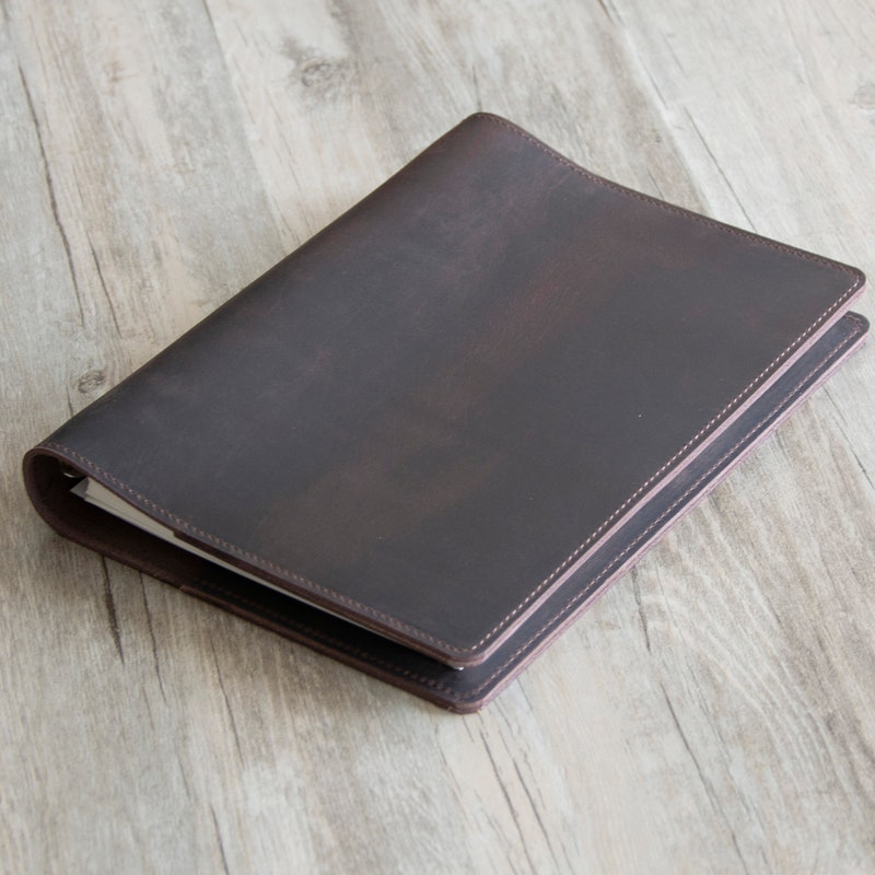 Leather Notebook Cover Rings - Etsy