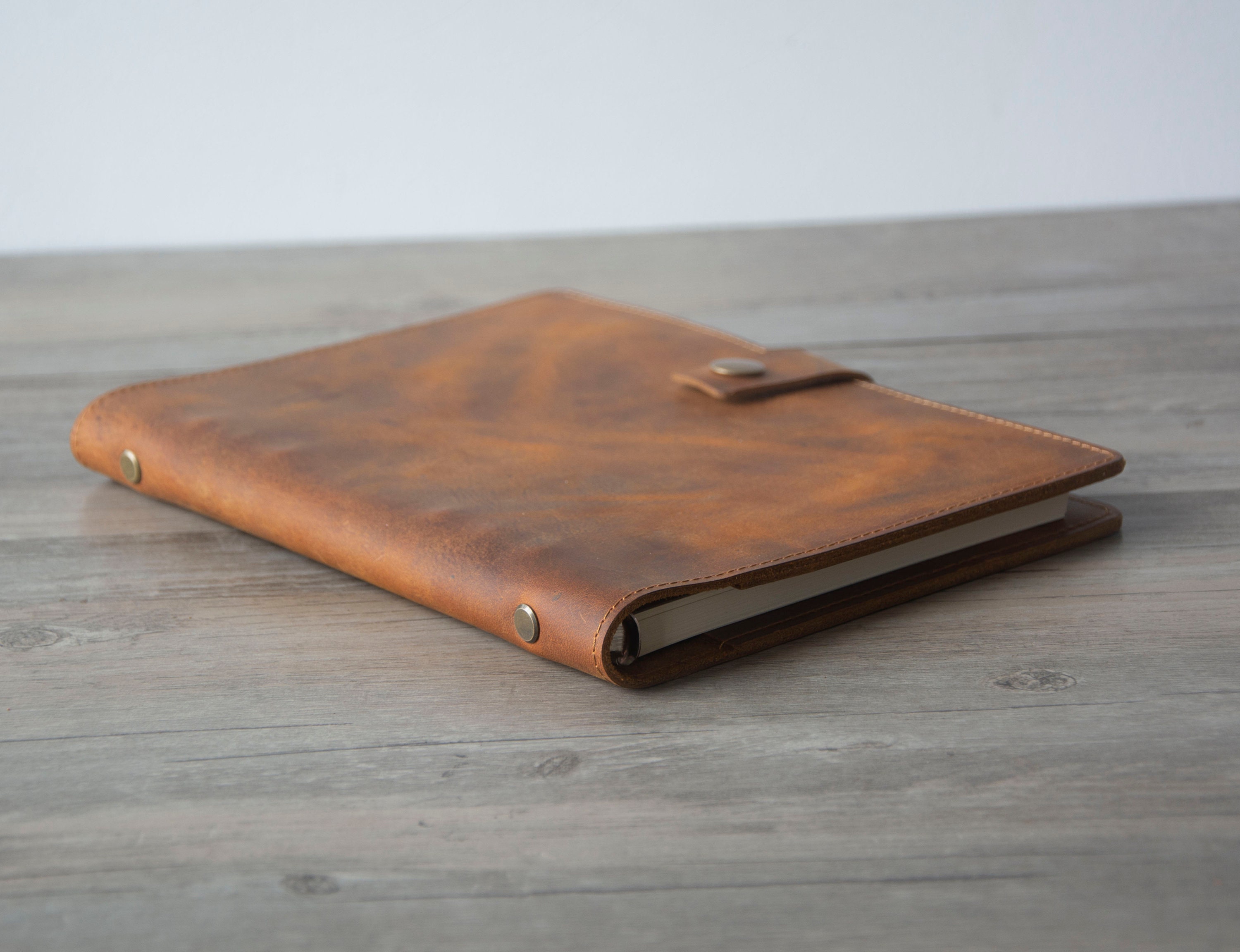 Personalized A5 / A6 Leather Refillable Planner Binder 6 Ring | Etsy