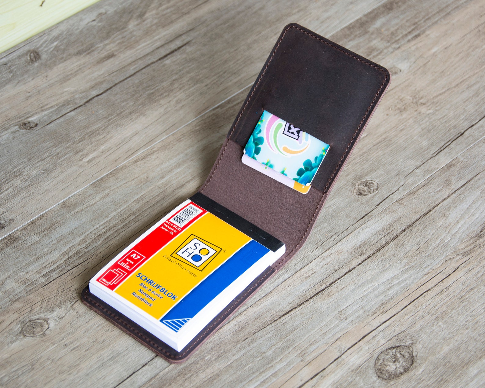 A7 Leather Notepad Covernotizblock Casepersonalized Notepad - Etsy