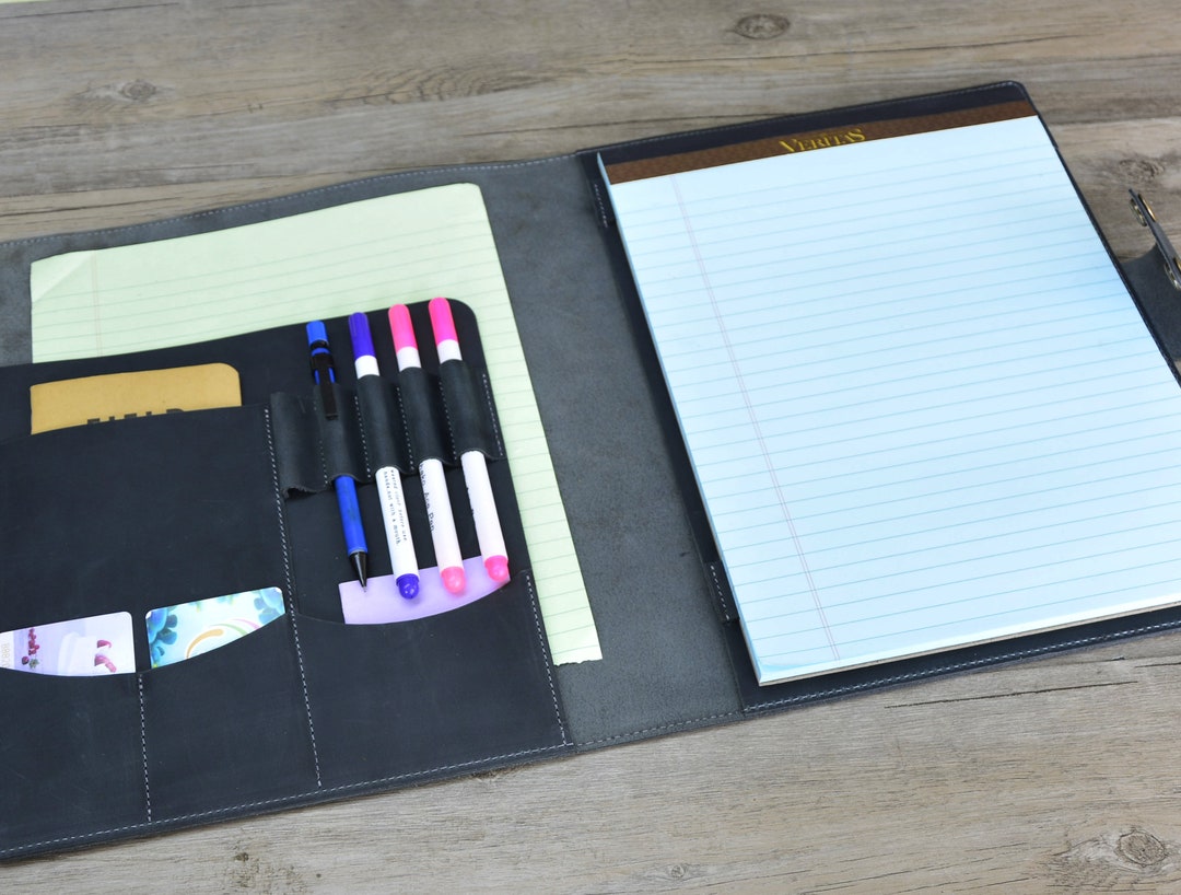 Personalized A4 /8.5 X 11 Inch Writing Padfolio,notepad Case, Notepad ...