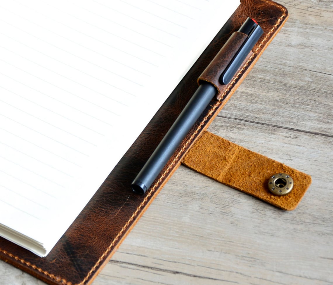 Personalized A5 / A6 Leather Refillable Planner Binder 6 Ring | Etsy