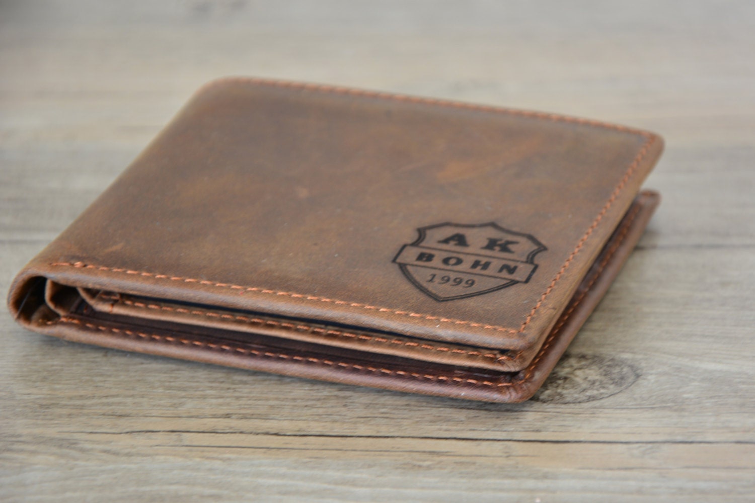 Personalized Mens Wallet Engraved Walletcustom-made Leather - Etsy