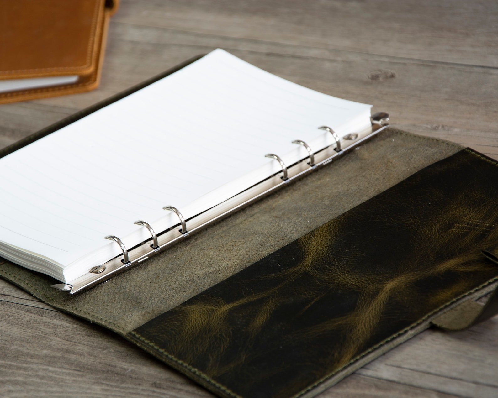 Personalized A5 / A6 Leather Organizer Binder Planner6 Ring | Etsy