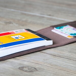 A7 Leather Notepad Cover,notizblock Case,personalized Notepad Cover ...