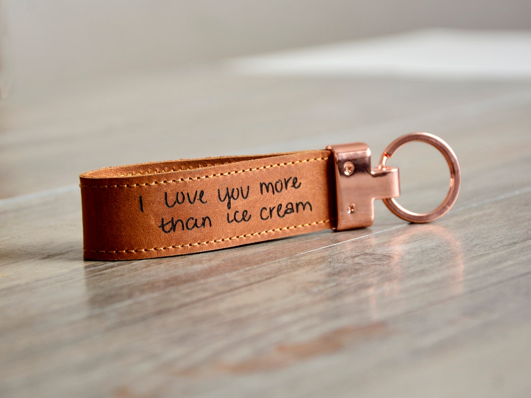 Personalized Handwriting Leather Key Chain,personalized Key Chain,gps ...