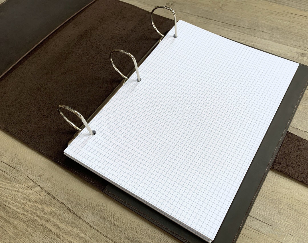 A4 Binder 2-ring/3-ring,d-ring Size 2 Inches, Large Ring Binder,leather ...