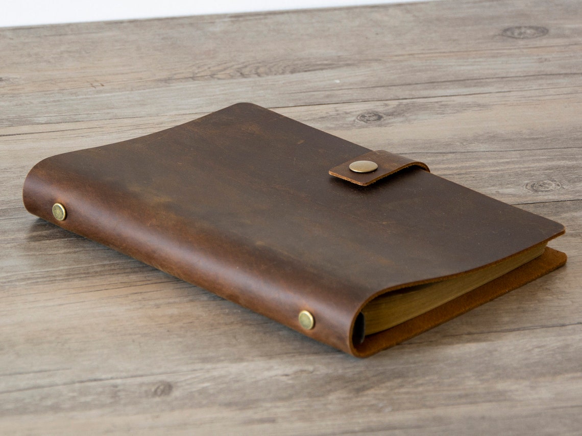 A5 Size Leather Organizer.Genuine Leather binder Diary Travel | Etsy