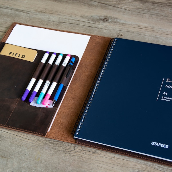 Spiral Notebook Portfolio - Etsy