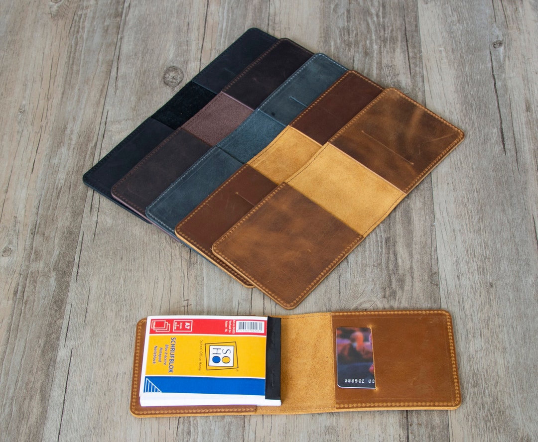 A7 Leather Notepad Cover,notizblock Case,personalized Notepad Cover ...