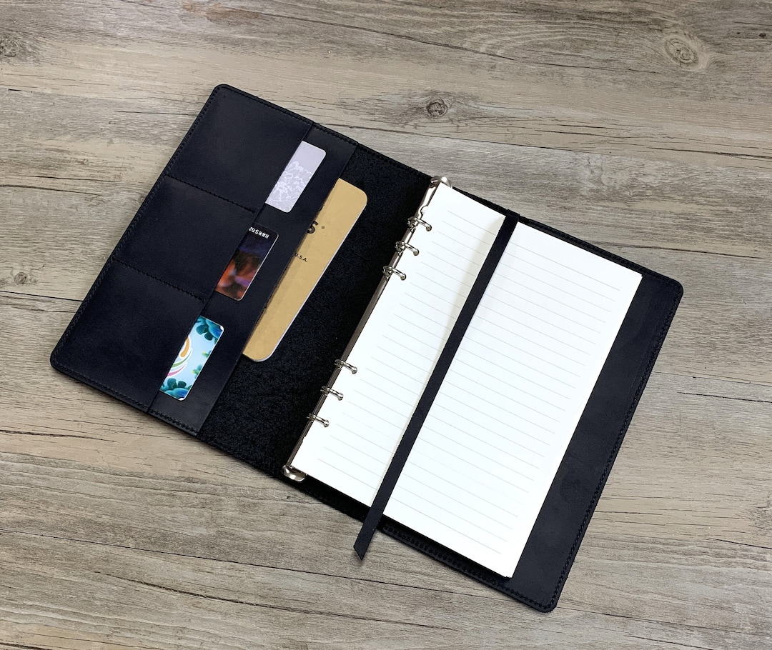Personalized Leather Planner Binder A5/A6: Refillable Journal With ...