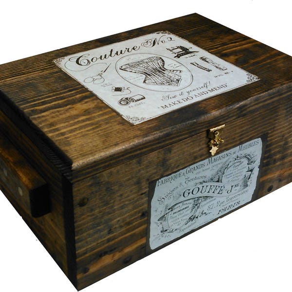 Victorian Sewing Box - Etsy