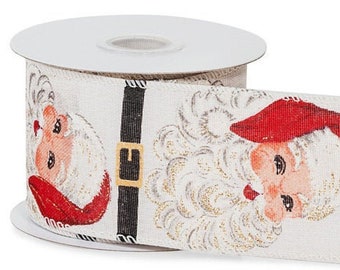 Santa Claus Ribbon | Etsy
