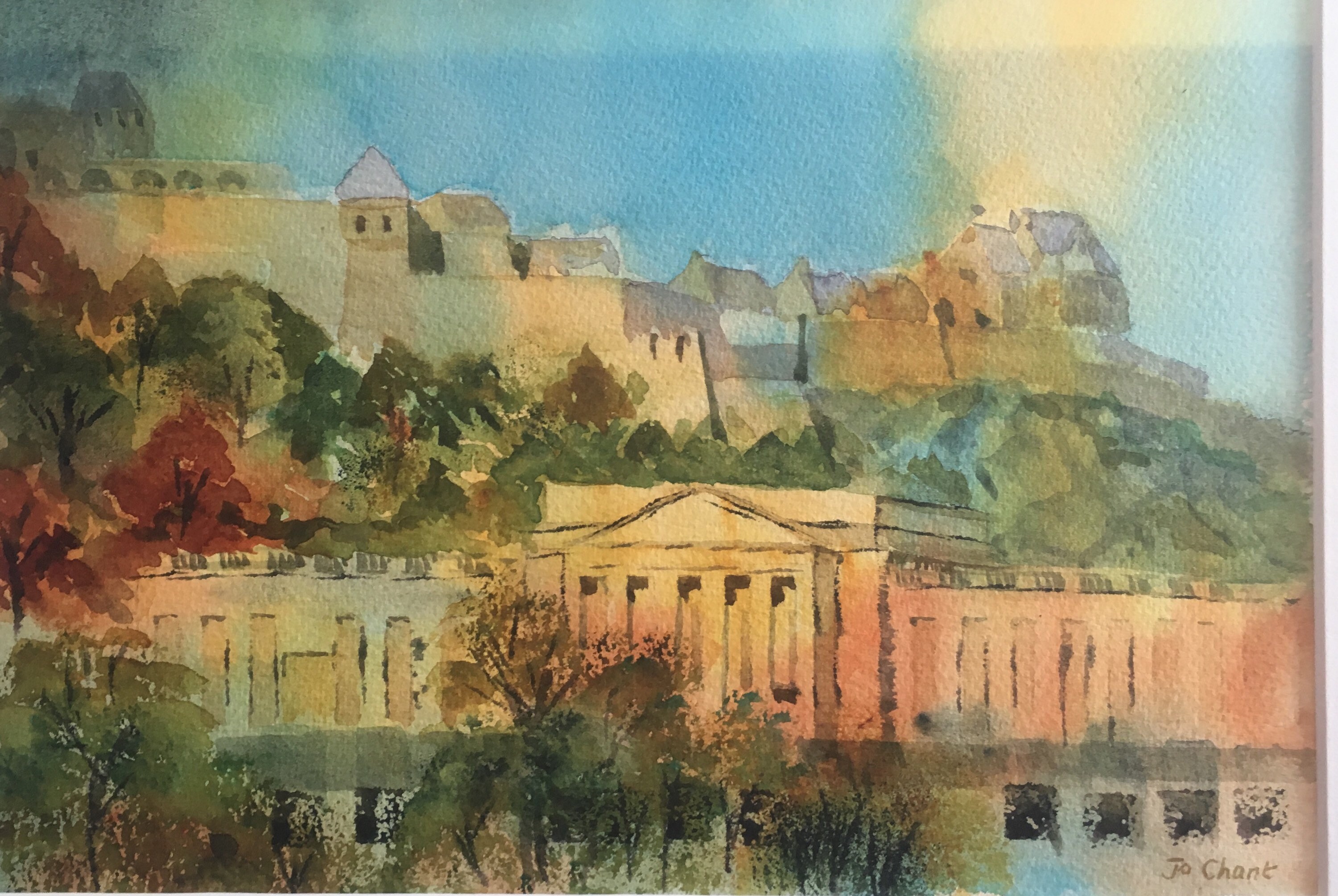 Watercolour Painting of Edinburgh Castle/original Wall Art Edinburgh ...