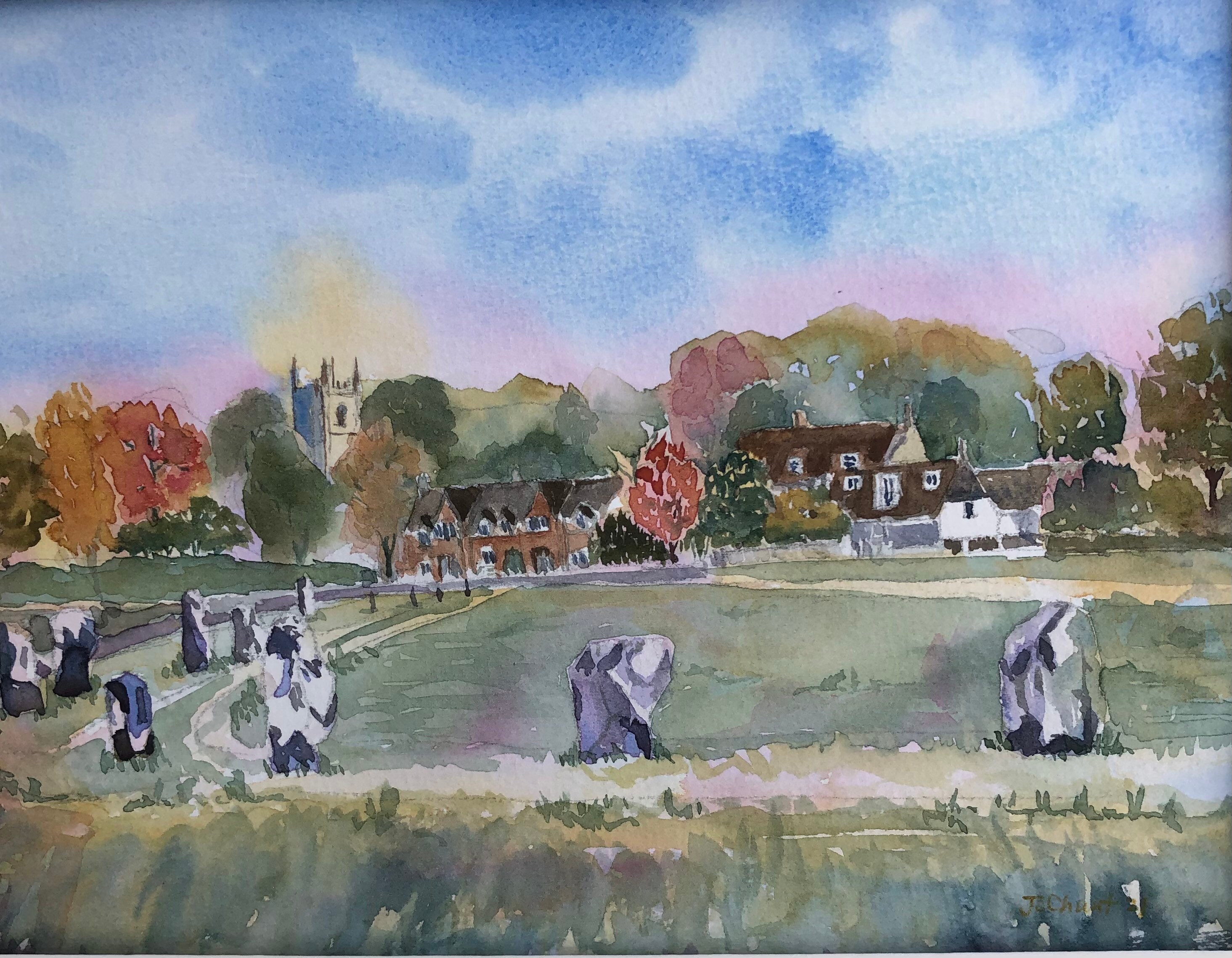 Avebury Stone Circle Art/ Watercolour Painting/standing Stone Art ...