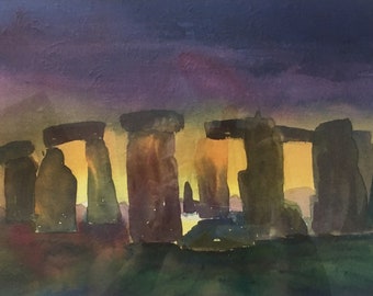Stone Circle Art - Etsy