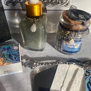 Hel/hela LARGE Dendritic Opal Goddess Ritual Altar Set Kit Norse {soy ...