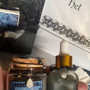 Hel/hela LARGE Dendritic Opal Goddess Ritual Altar Set Kit Norse {soy ...