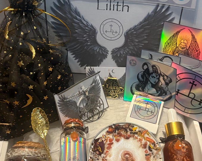 LARGE Lilith Carnelian Set Kit Altar Ritual {oil, Incenses, Stickers ...