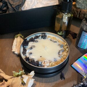 Hel/hela Dendritic Opal Goddess Ritual Altar Set Kit Norse soy Candle ...