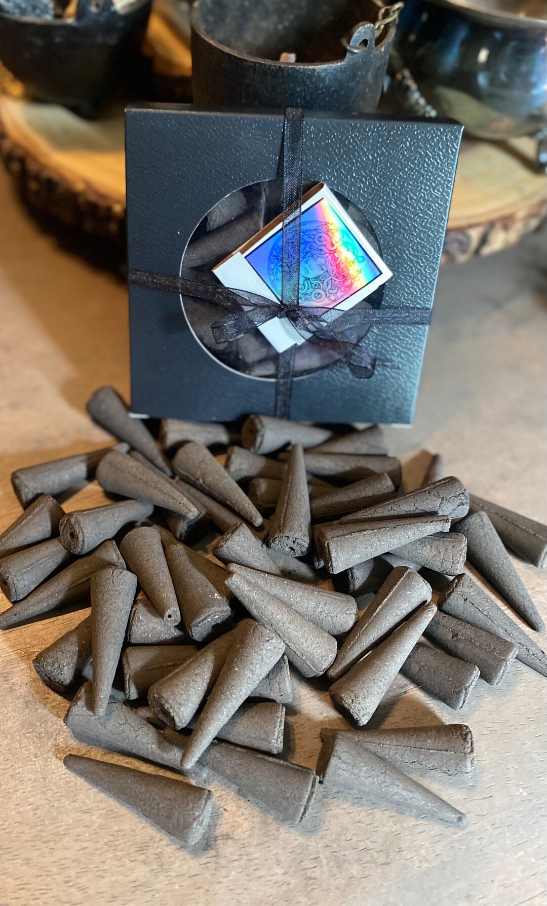 50 Medusa Incense Cones 2 Inch Charcoal Gorgan Goddess Creek Altar ...