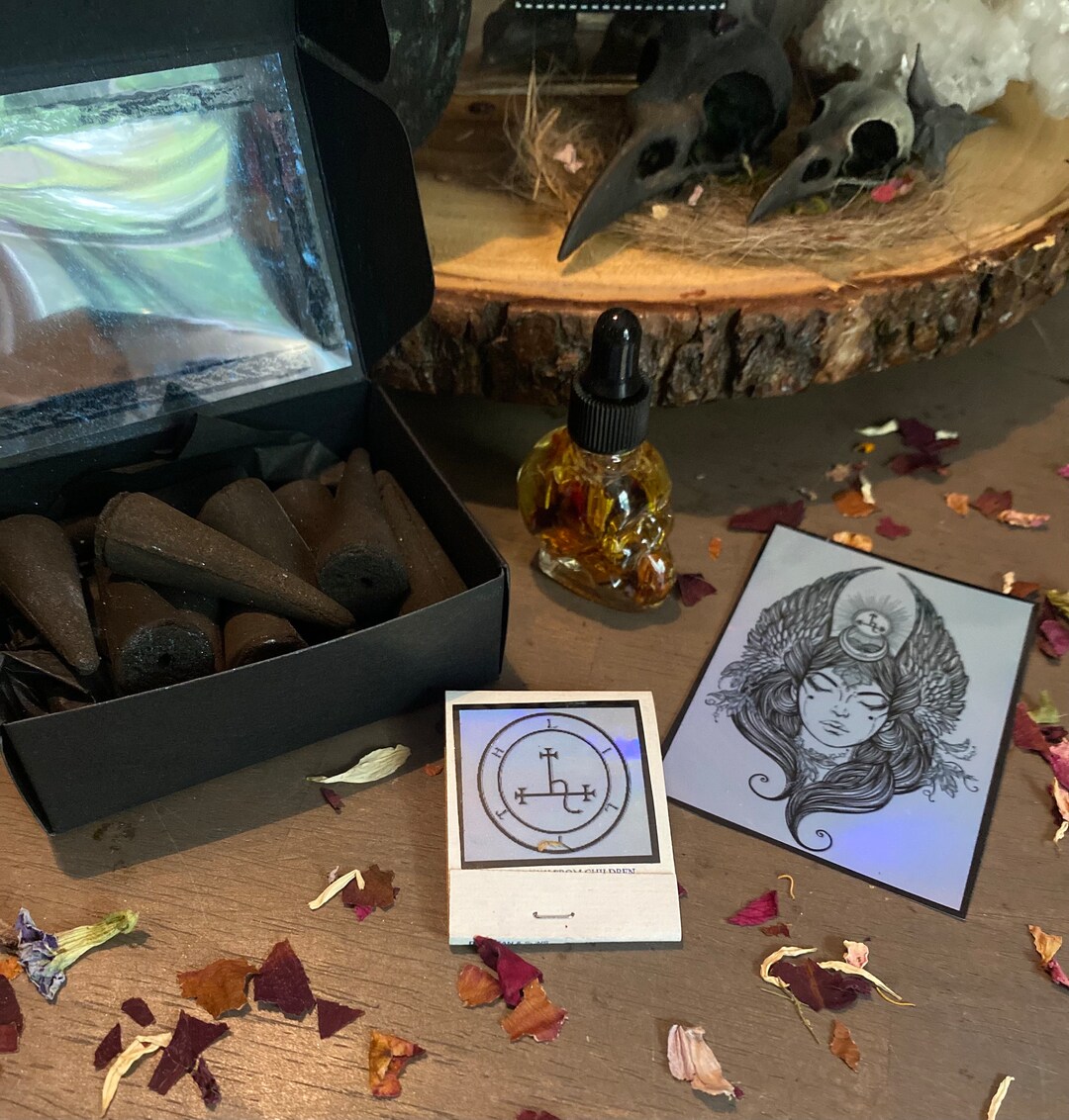Lilith Carnelian Snake Mini Goddess Box Set Kit Altar Ritual Fire Eve ...