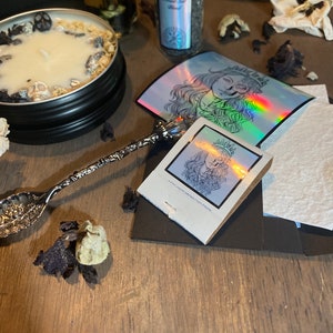 Hel/hela Dendritic Opal Goddess Ritual Altar Set Kit Norse soy Candle ...