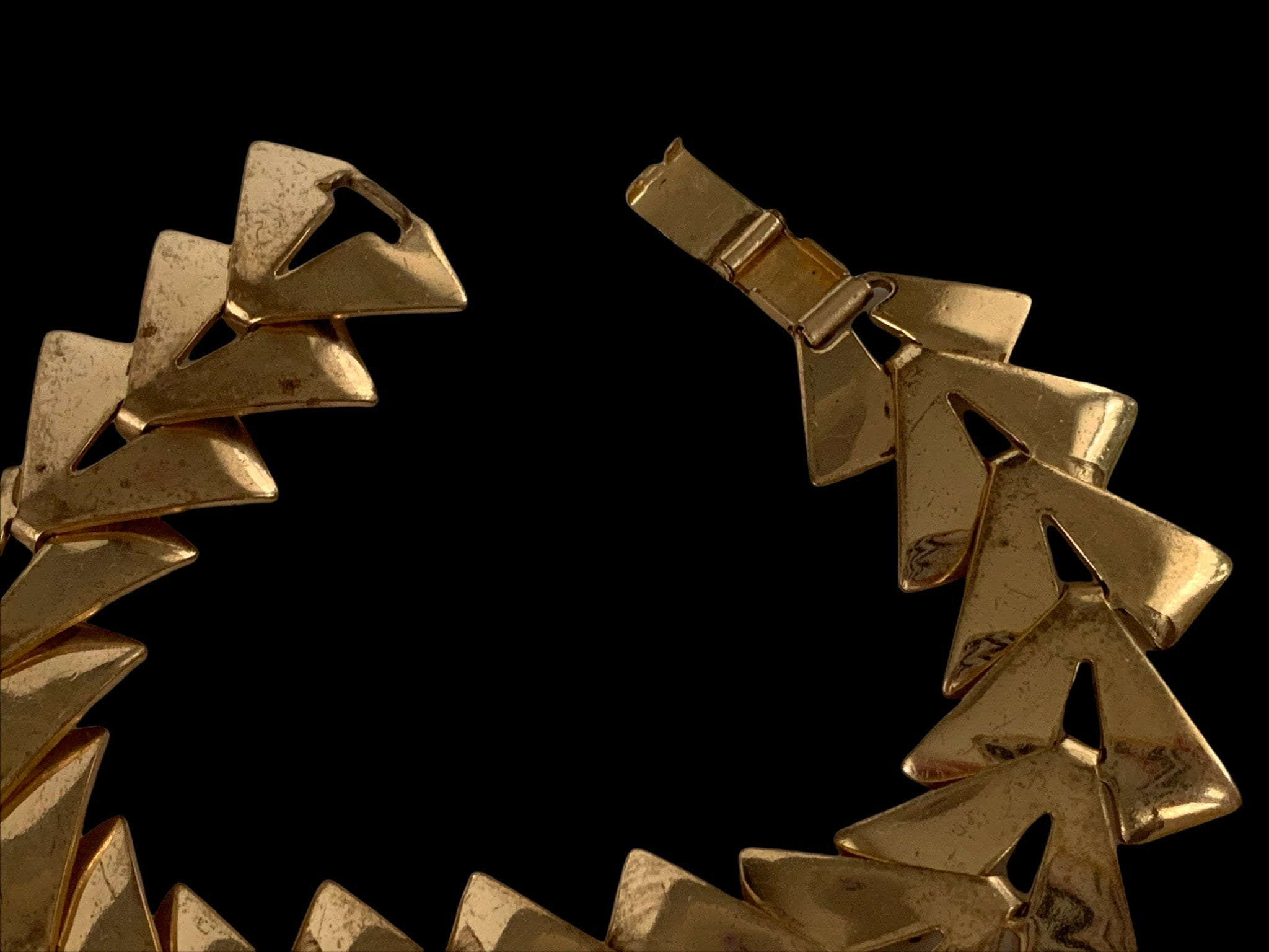 Vintage Jeray Mid Century Linked Chevron Bracelet. - Etsy