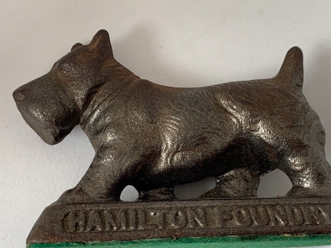 Cast Iron Scotti Dog Paper Weight From Hamilton Foundry Quality Casting ...