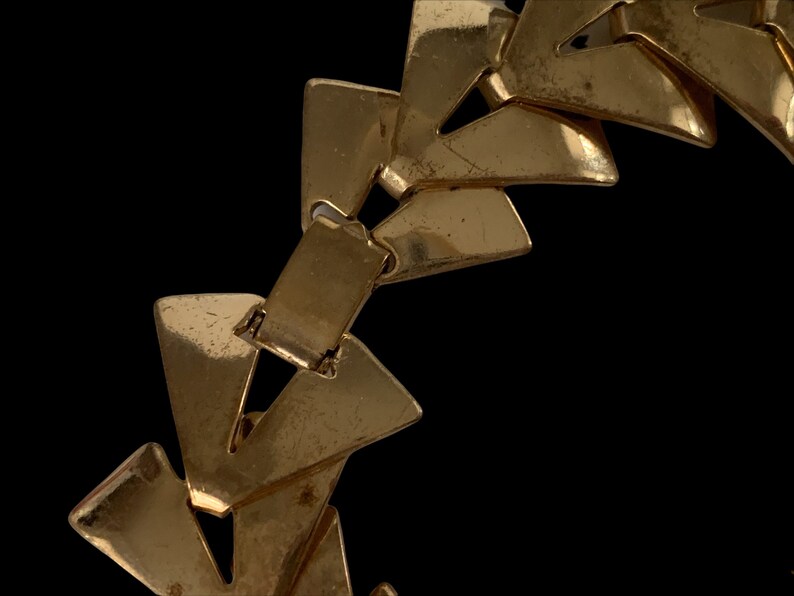 Vintage Jeray Mid Century Linked Chevron Bracelet. - Etsy