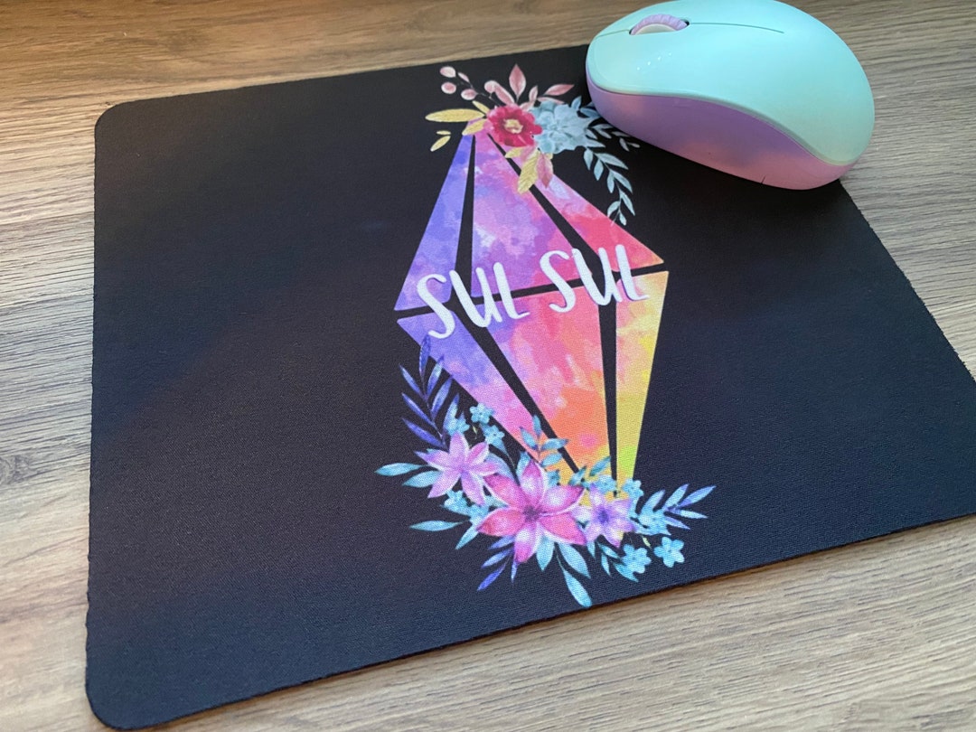 Watercolor Floral Plumbob Mousepad Computer Accessories - Etsy