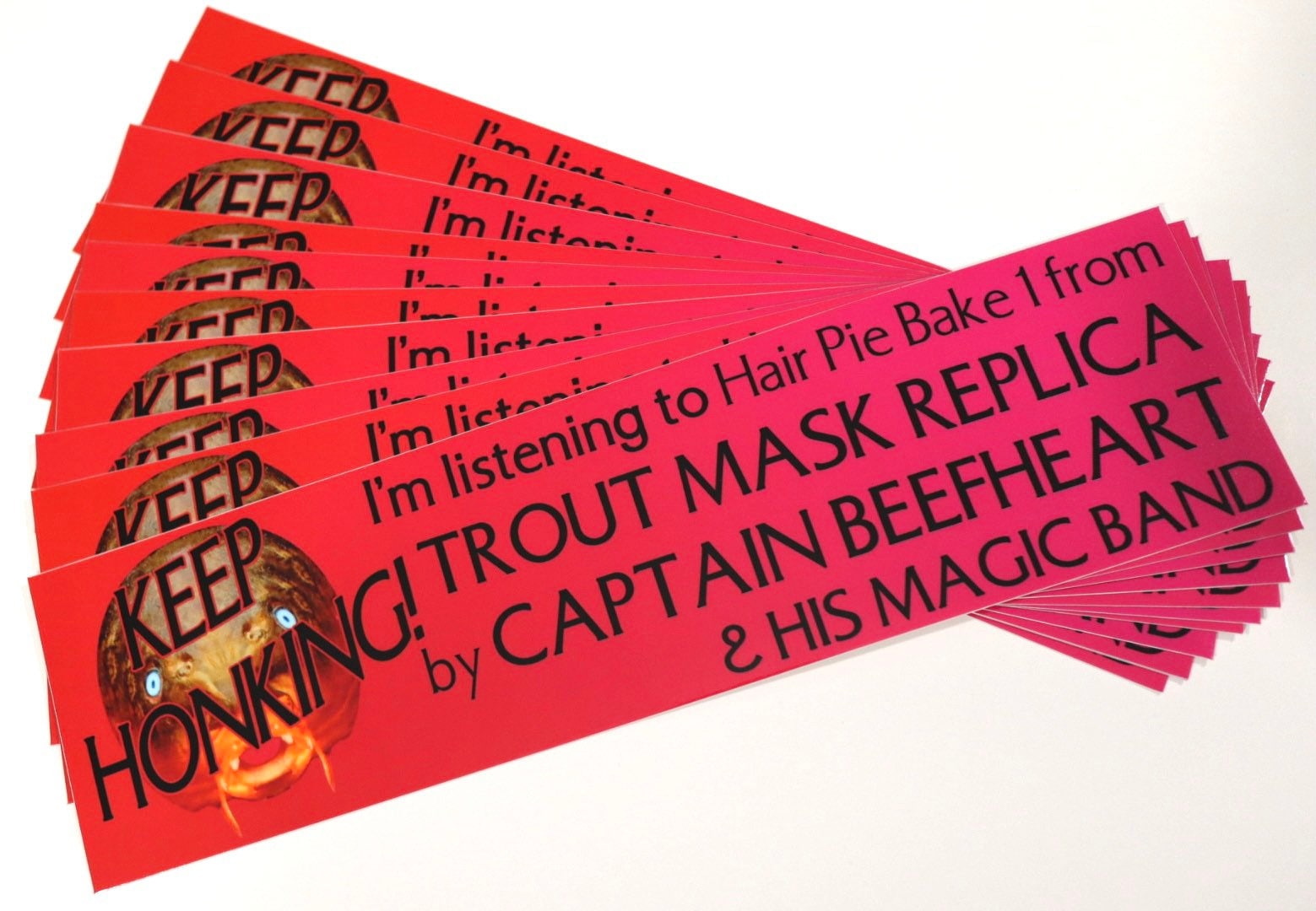 Keep Honking Captain Beefheart Bumper Sticker - Etsy