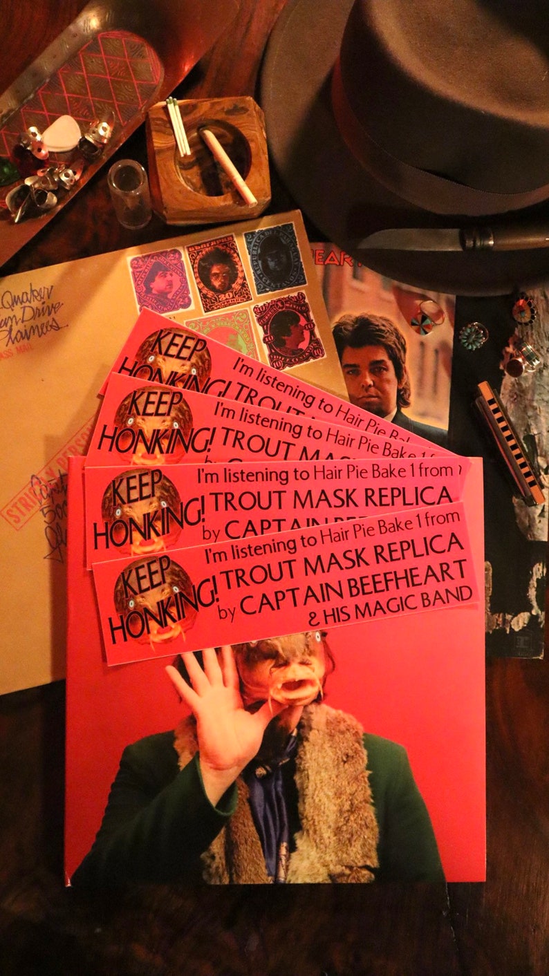 Keep Honking Captain Beefheart Bumper Sticker - Etsy