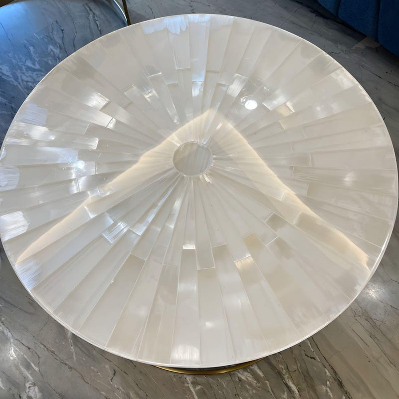 Selenite Coffee Table - Etsy UK