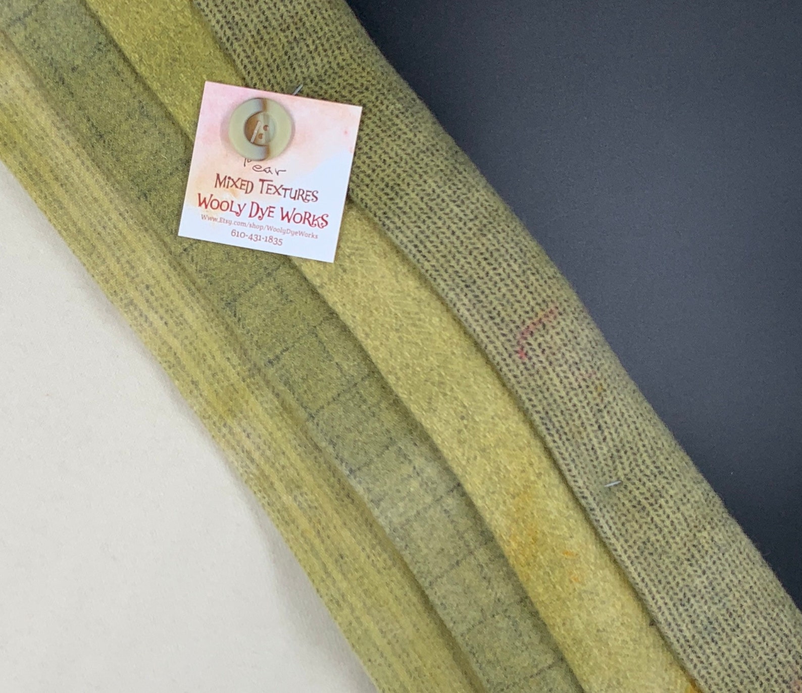 Pear Mixed Textures Rug Hooking Wool 1/2 Yard | Etsy